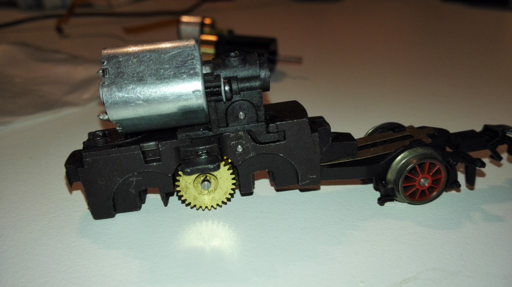 Märklin E18 06 39680 ombouw met DC motor